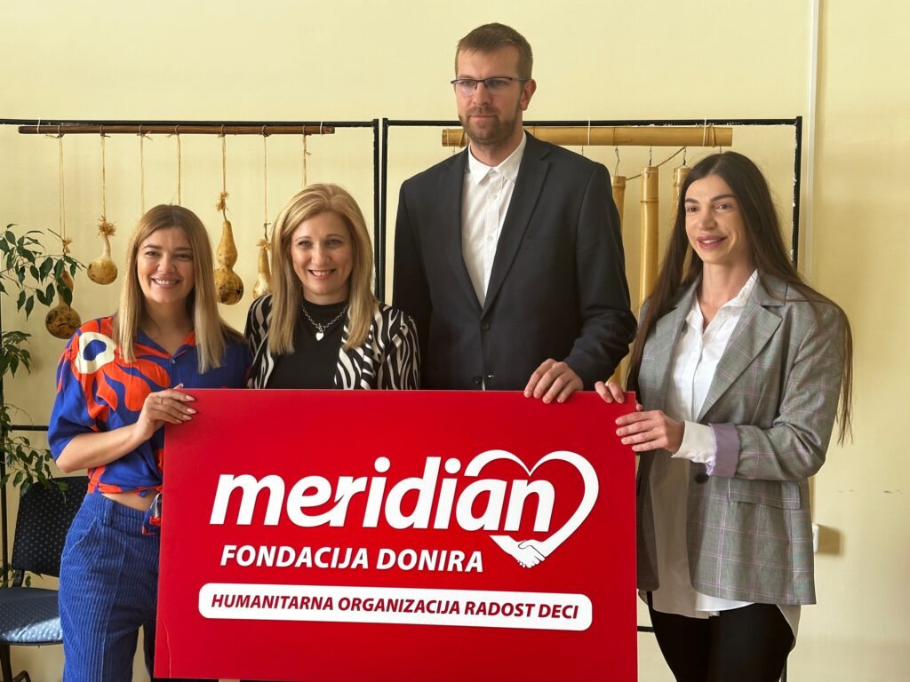 Podrška kompanije Meridijan Tech - Radost Deci | Humanitarna organizacija